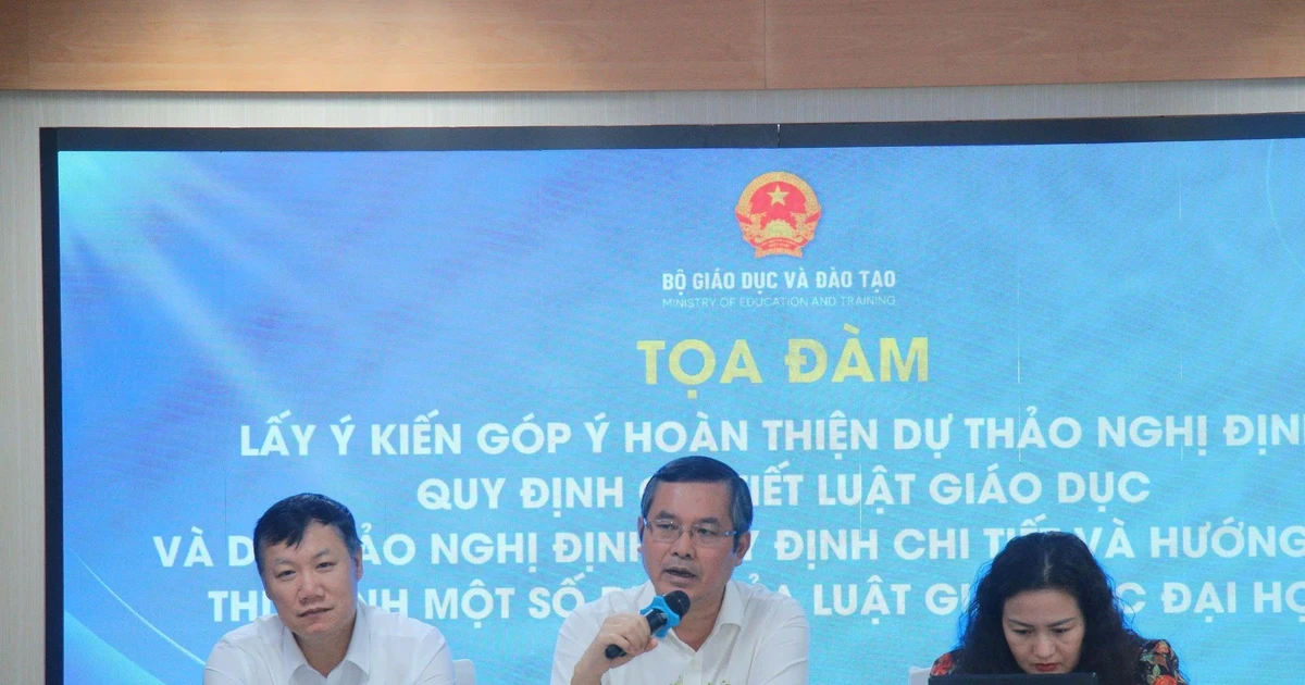 Quy định về tên gọi của cơ sở giáo dục đại học nhận được nhiều góp ý ...