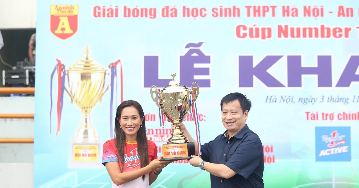 Number 1 Active đồng hành cùng giải bóng đá học sinh THPT Hà Nội-An ...