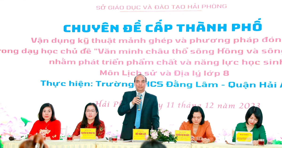 Hải Phòng: Dạy Lịch sử và Địa lý bằng nhiều phương pháp hiện đại | Giáo ...