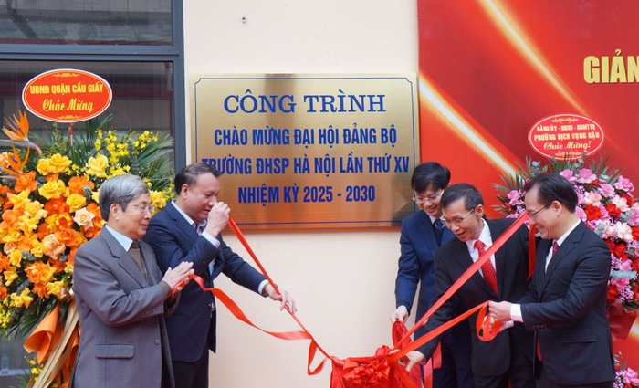 Trường Đại học Sư phạm Hà Nội khánh thành công trình Tòa nhà Khoa học ...