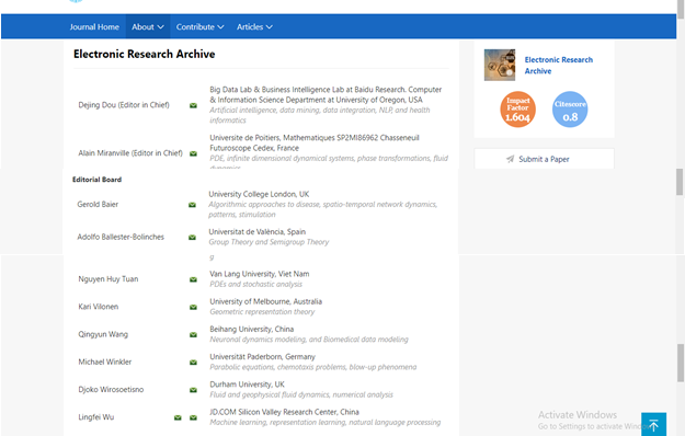 Một nhà khoa học Việt Nam vào Ban Biên tập tạp chí Toán học của Hoa Kỳ | Giáo dục Việt Nam